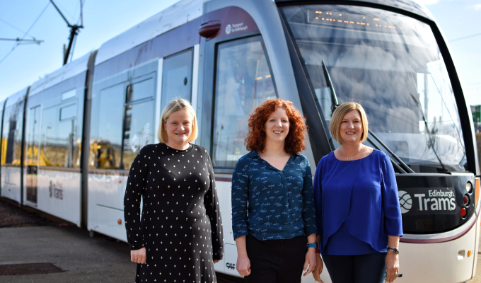Meet the three women who run Edinburgh Trams | Edinburgh Trams
