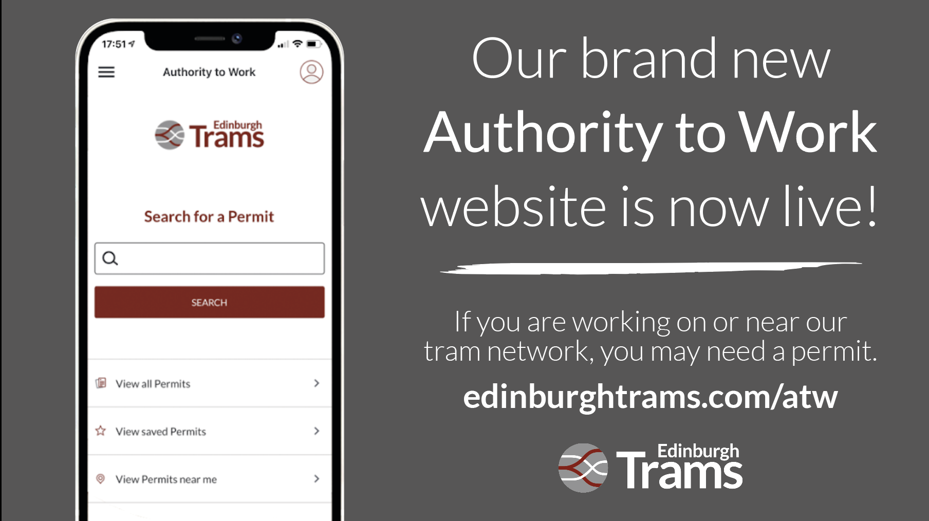 Online Authority to Work System Goes Live | Edinburgh Trams