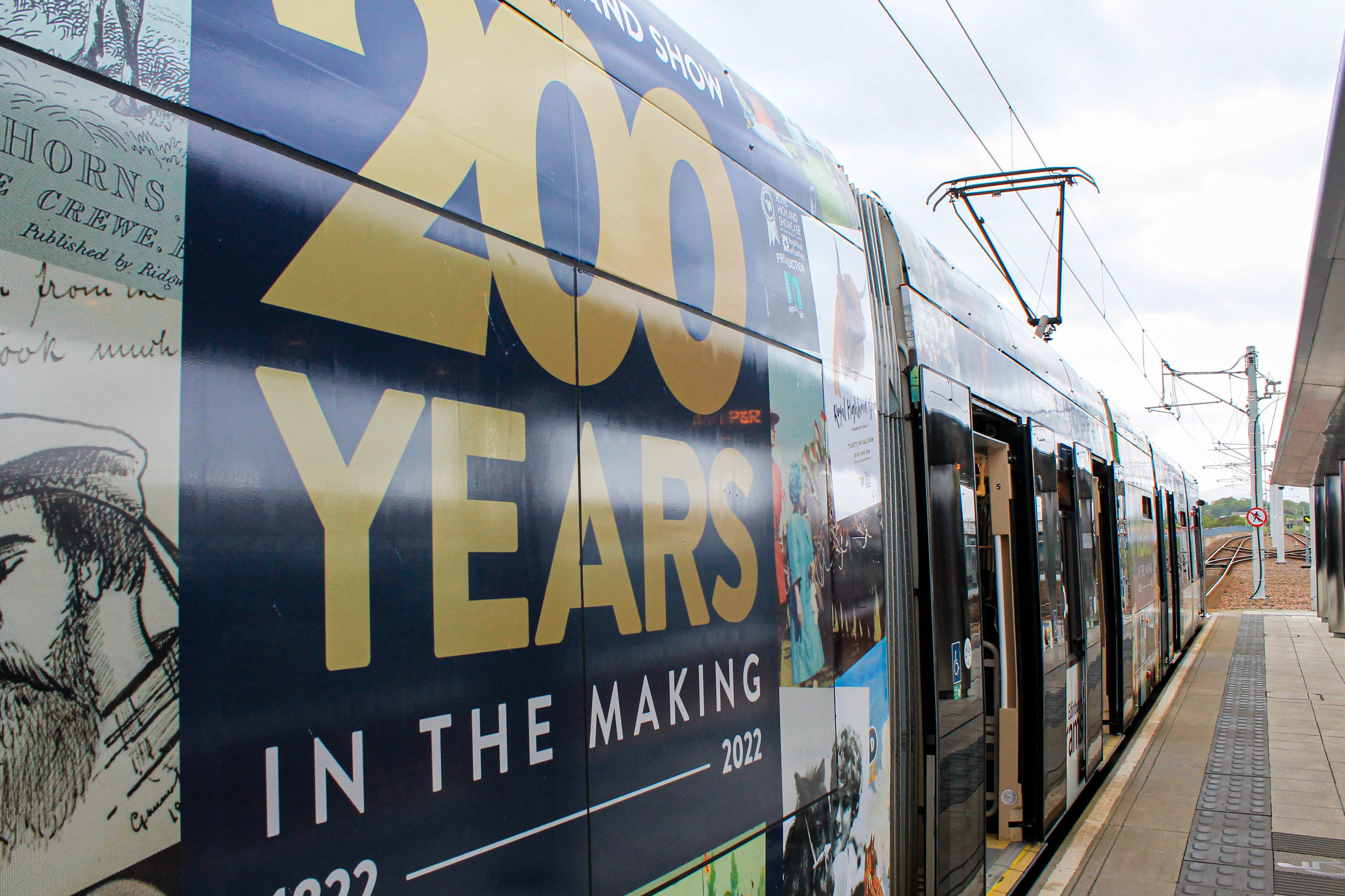 Trams on track to help visitors celebrate landmark show | Edinburgh Trams