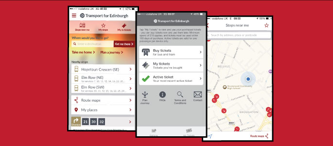 Happy Birthday to the Transport for Edinburgh App | Edinburgh Trams